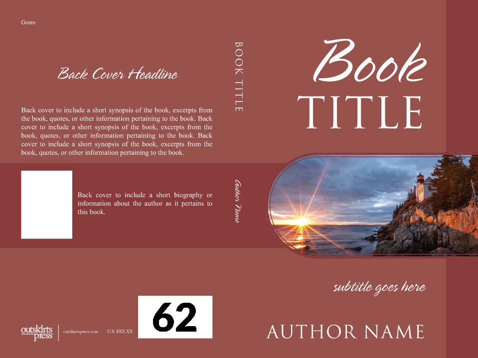 Outskirts Press Professionally Designed Cover Style with Customizable ...